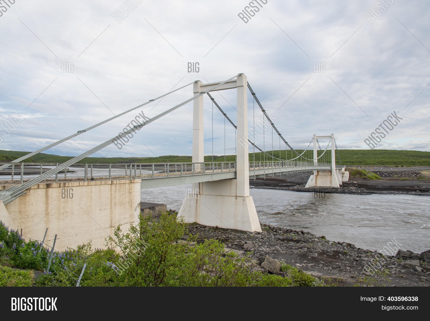 Bridge Across River Image & Photo (Free Trial) | Bigstock