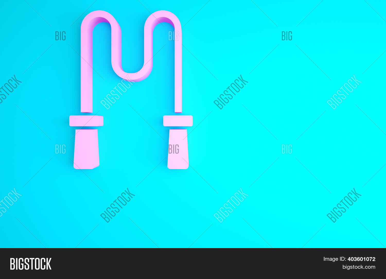 Pink Jump Rope Icon Image & Photo (Free Trial) | Bigstock