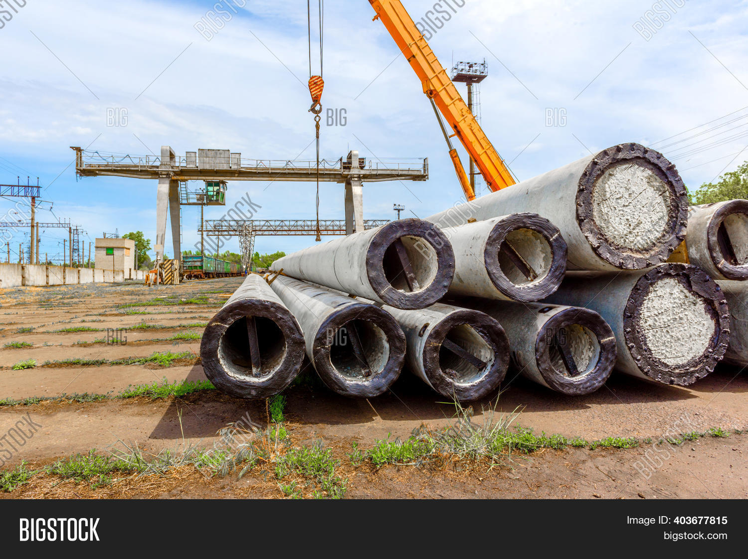 Unloading Concrete Image & Photo (Free Trial) | Bigstock