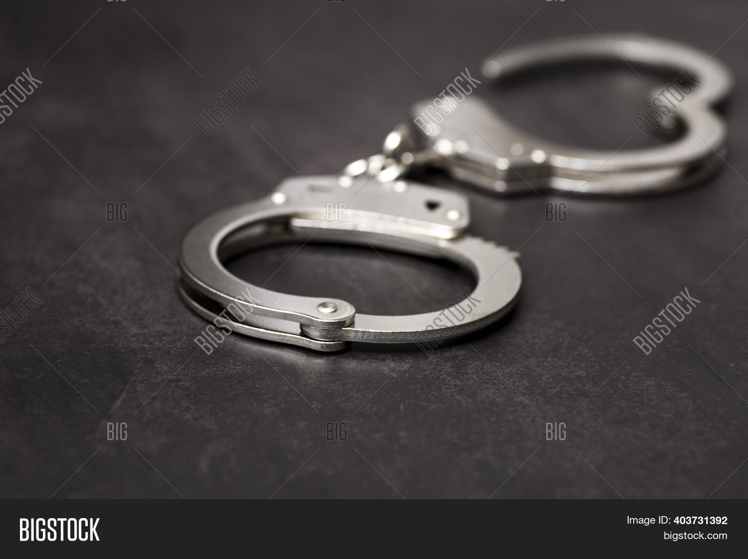 Metal Handcuffs On Image & Photo (Free Trial) | Bigstock