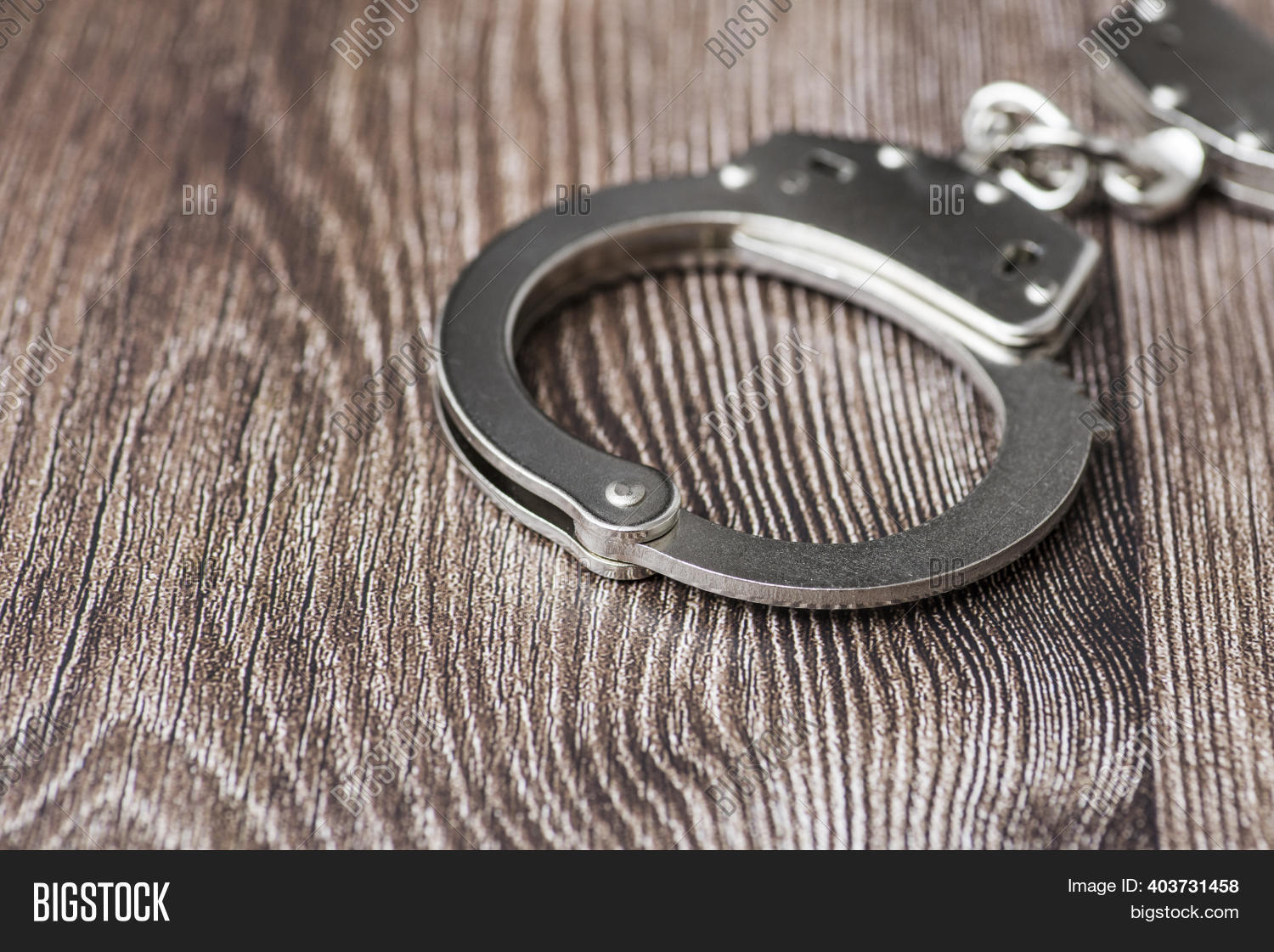 Metal Handcuffs On Image & Photo (Free Trial) | Bigstock