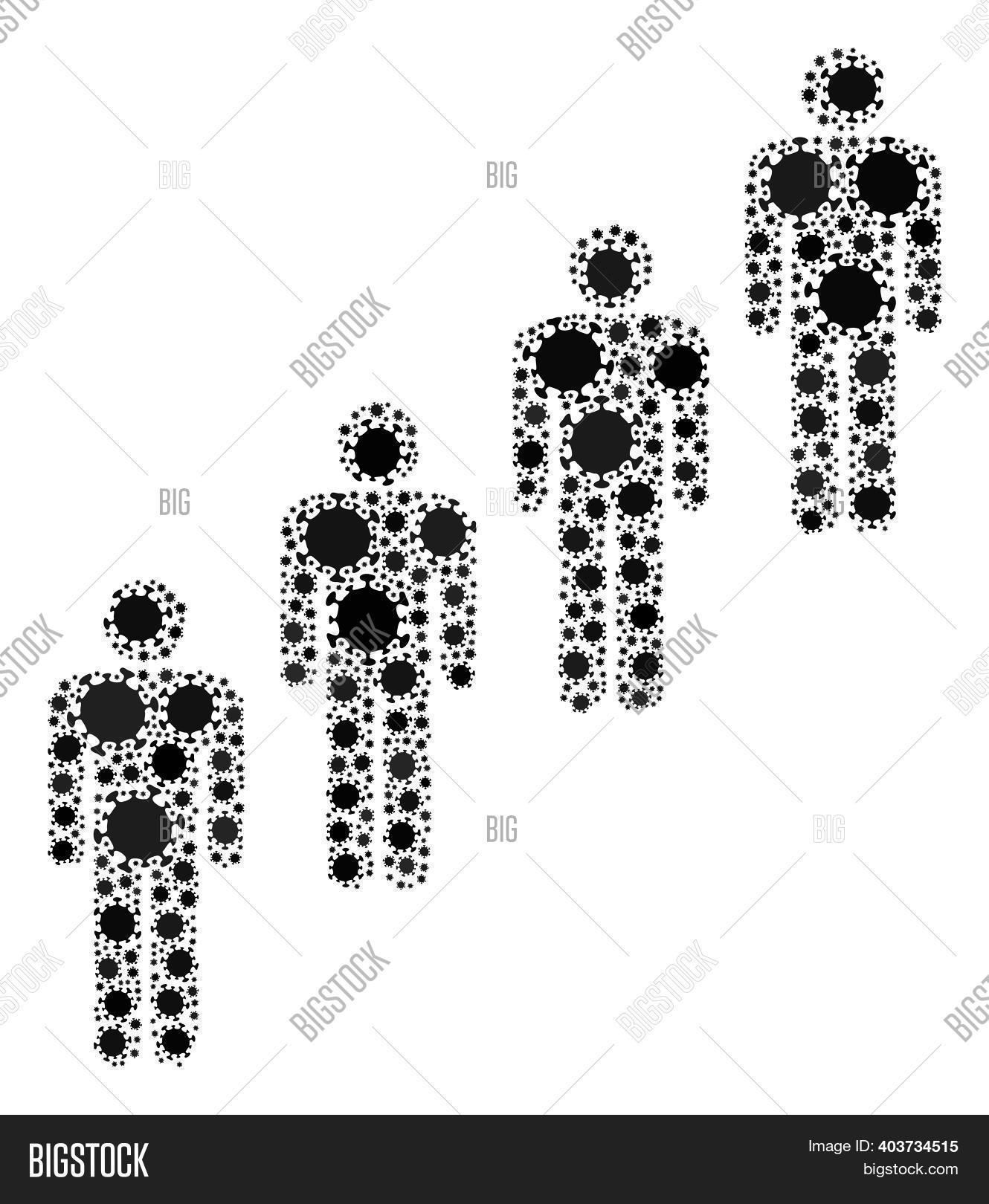 Raster People Queue Image & Photo (Free Trial) | Bigstock