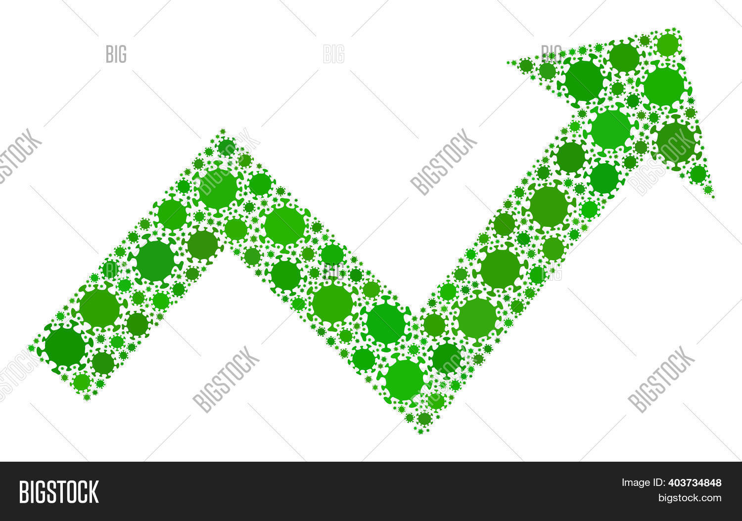 Raster Trend Arrow Image & Photo (Free Trial) | Bigstock