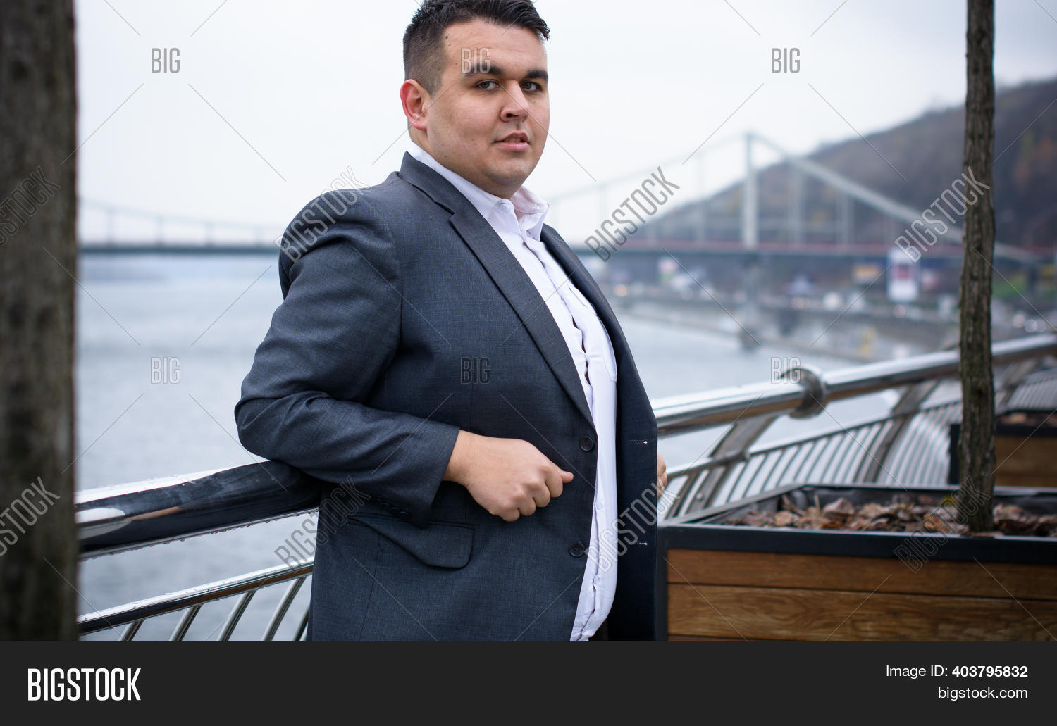 Young Plus Size Man Image & Photo (Free Trial) | Bigstock
