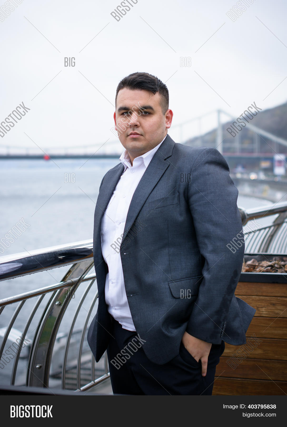 Young Plus Size Man Image & Photo (Free Trial) | Bigstock