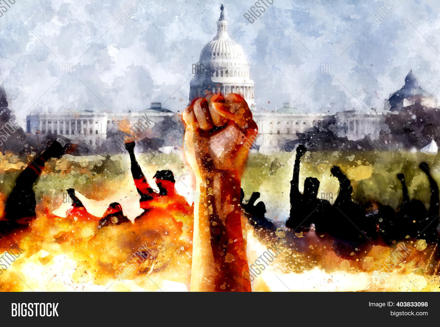 Fist Against Image & Photo (Free Trial) | Bigstock