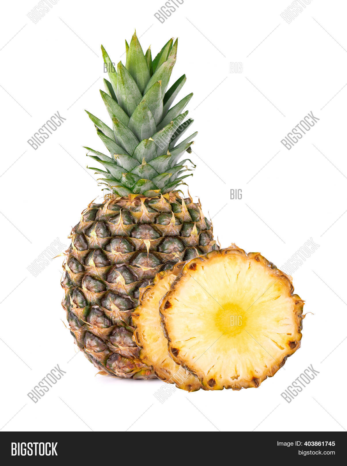 Pineapple Isolated. Image & Photo (Free Trial) | Bigstock