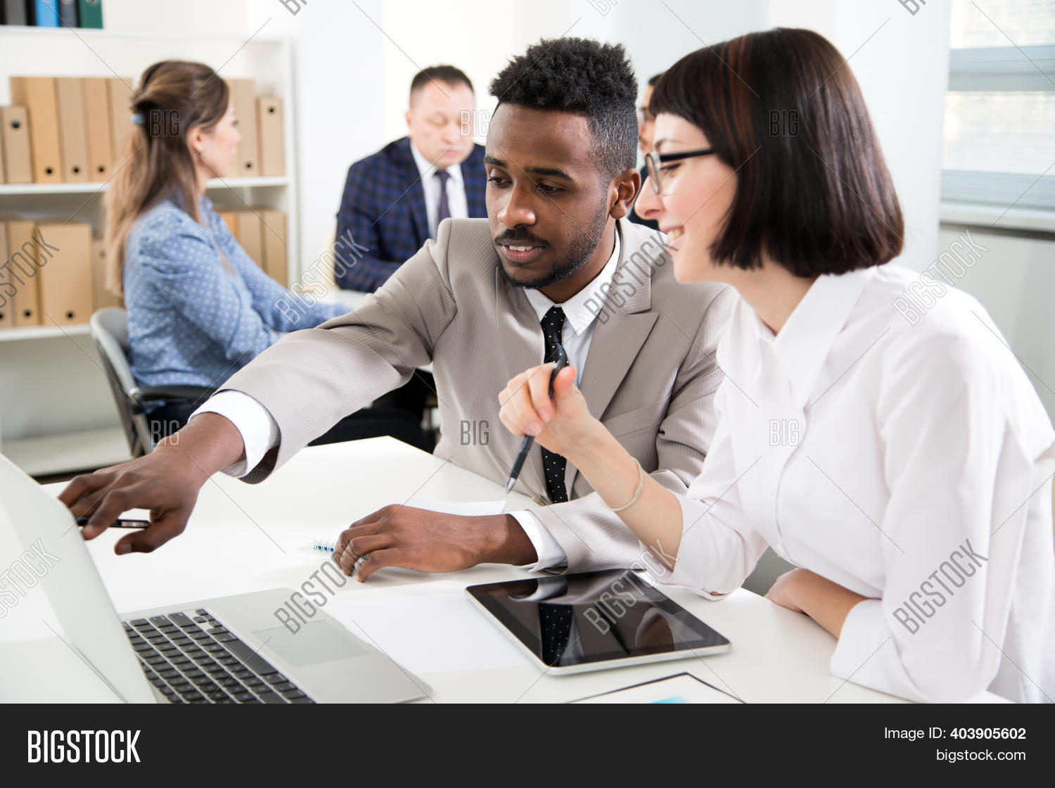 Businessman Explains Image & Photo (Free Trial) | Bigstock