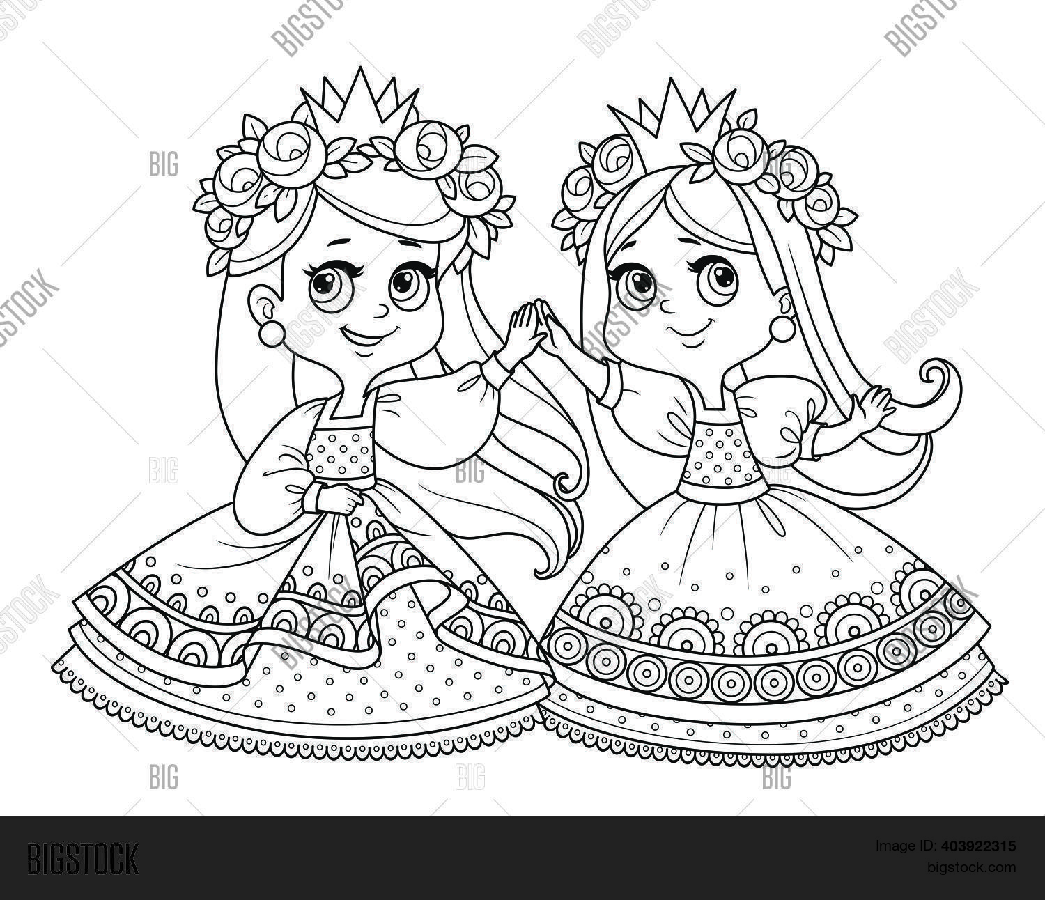 Holding Hands Coloring Pages