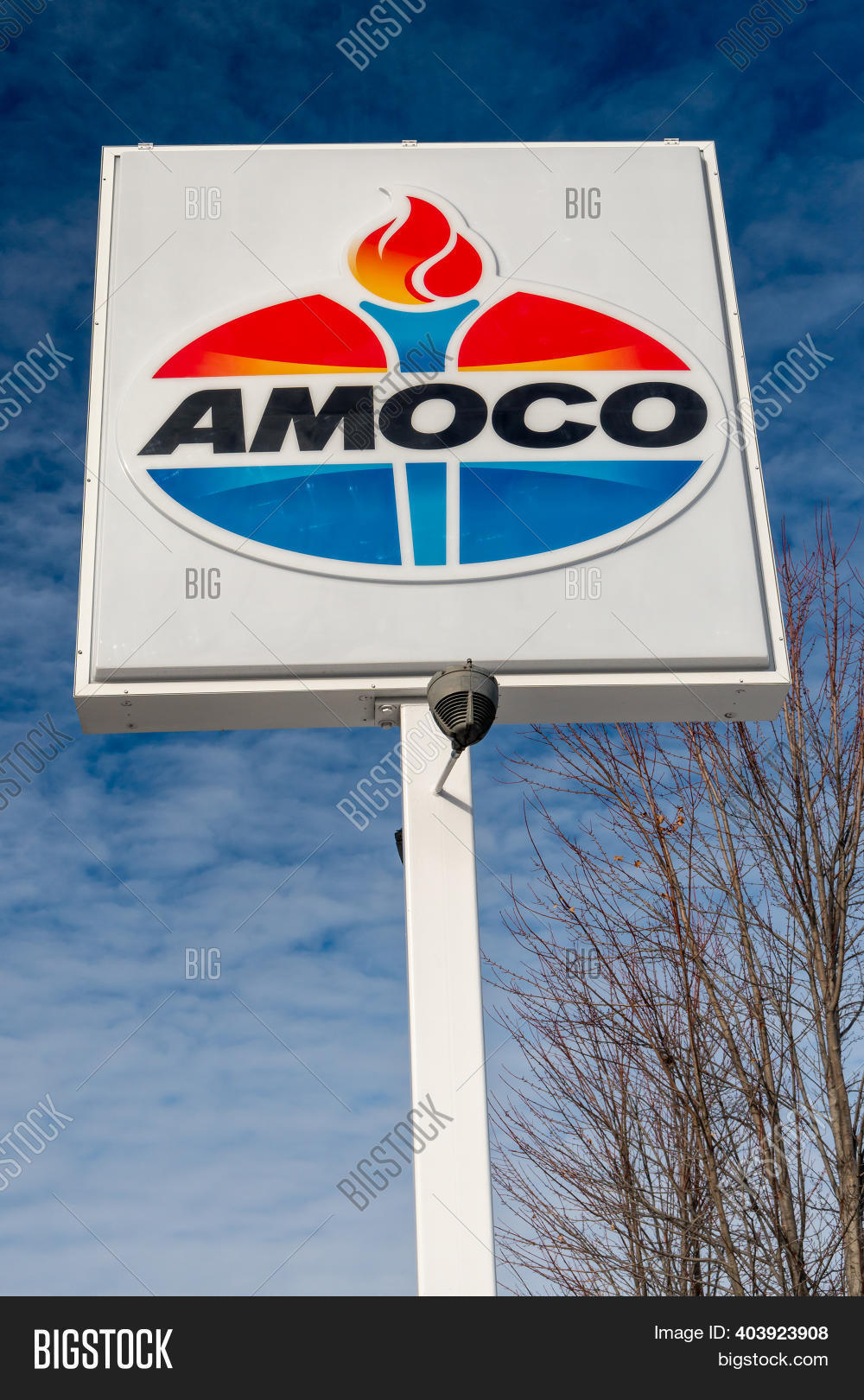 Amoco Gas Station Sign Image & Photo (Free Trial) | Bigstock