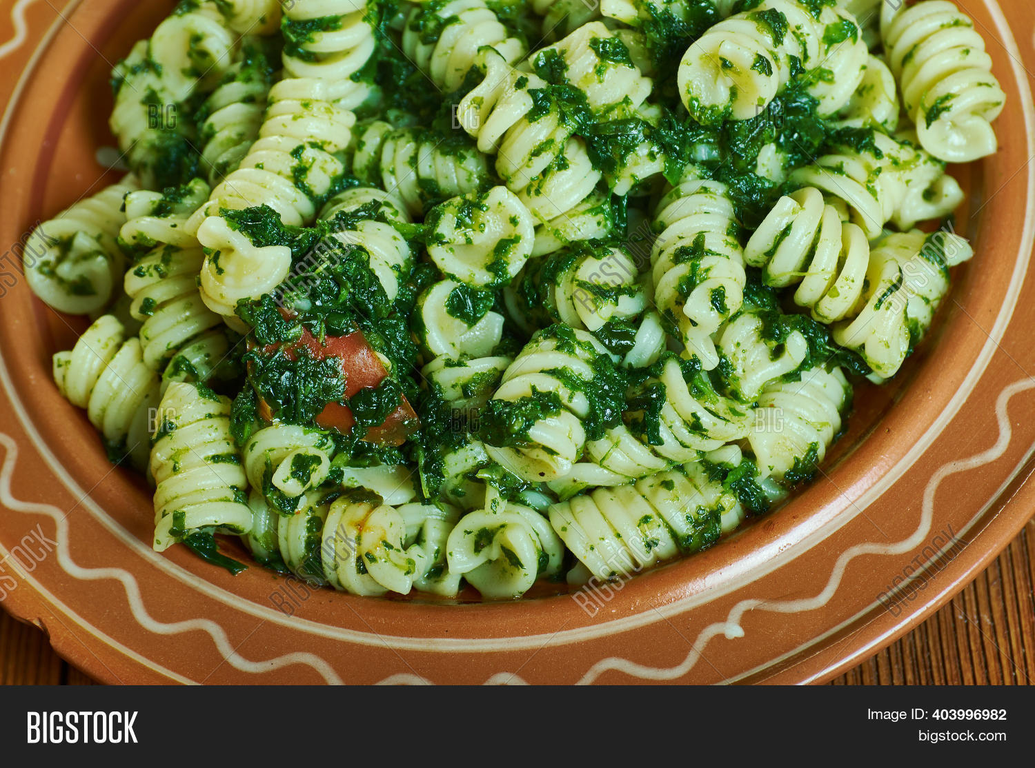 Fusilli Col Pesto Image & Photo (Free Trial) | Bigstock