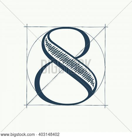 Number Eight Logo Vector & Photo (Free Trial) | Bigstock