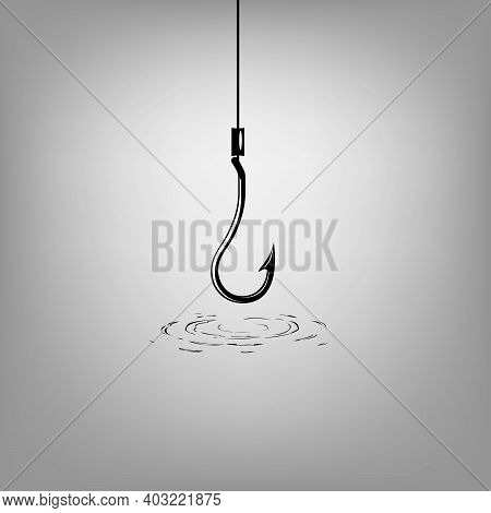 Empty Fishing Hook Vector & Photo (Free Trial) | Bigstock
