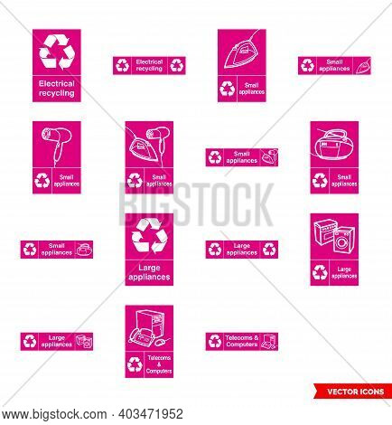 Electrical Recycling Vector & Photo (Free Trial) | Bigstock