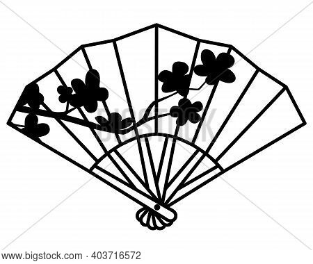 Black Line Art Fan Vector & Photo (Free Trial) | Bigstock