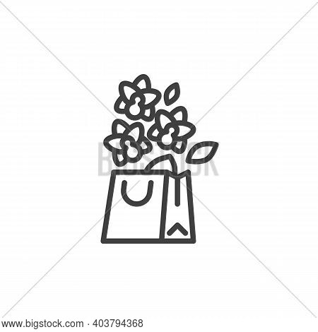 Flowers Bouquet Bag Vector & Photo (Free Trial) | Bigstock
