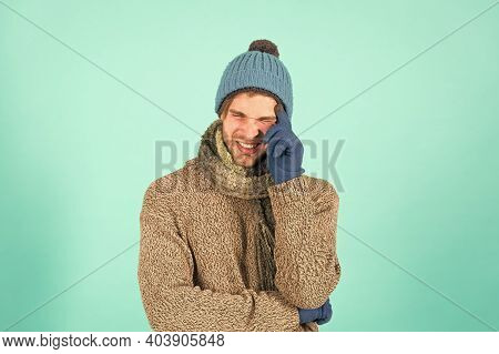 Stay Warm. Frown Man Image & Photo (Free Trial) | Bigstock
