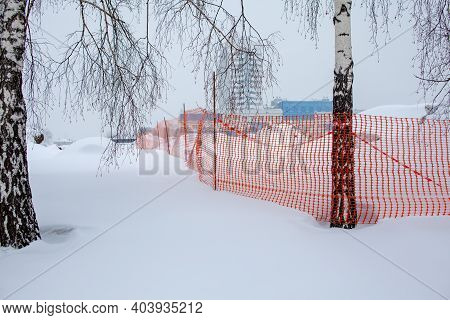 Plastic Red Safety Net Image & Photo (Free Trial) | Bigstock