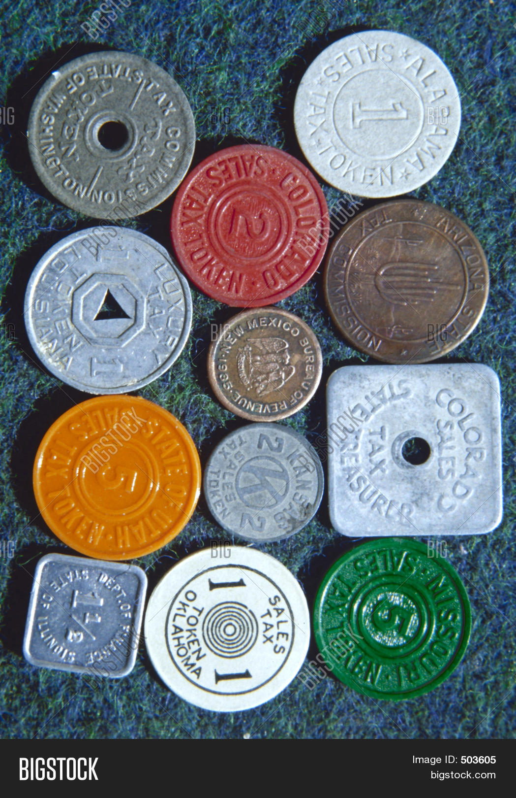 Tax Tokens Image & Photo (Free Trial) | Bigstock