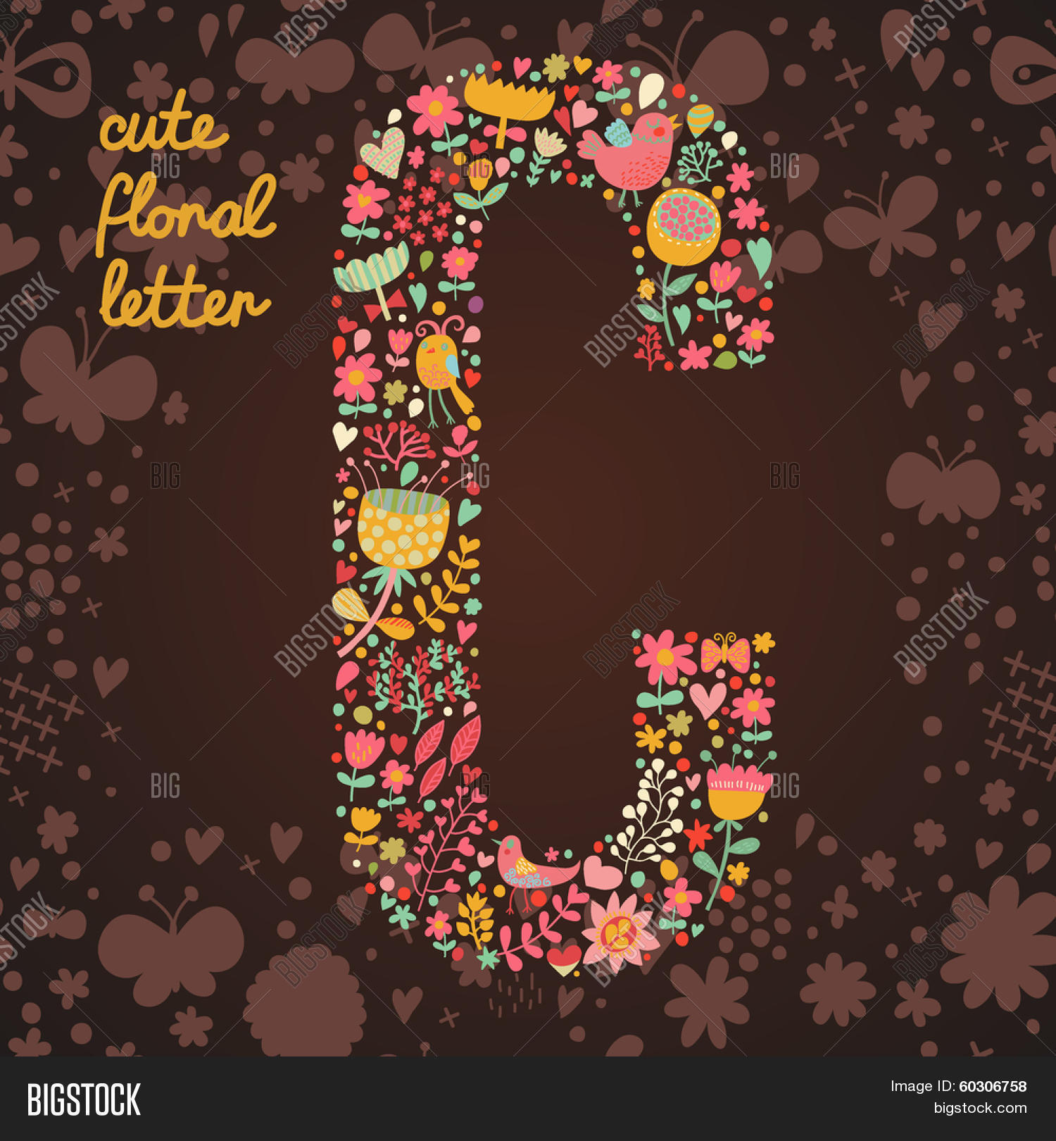 Letter C. Bright Vector & Photo (Free Trial) | Bigstock