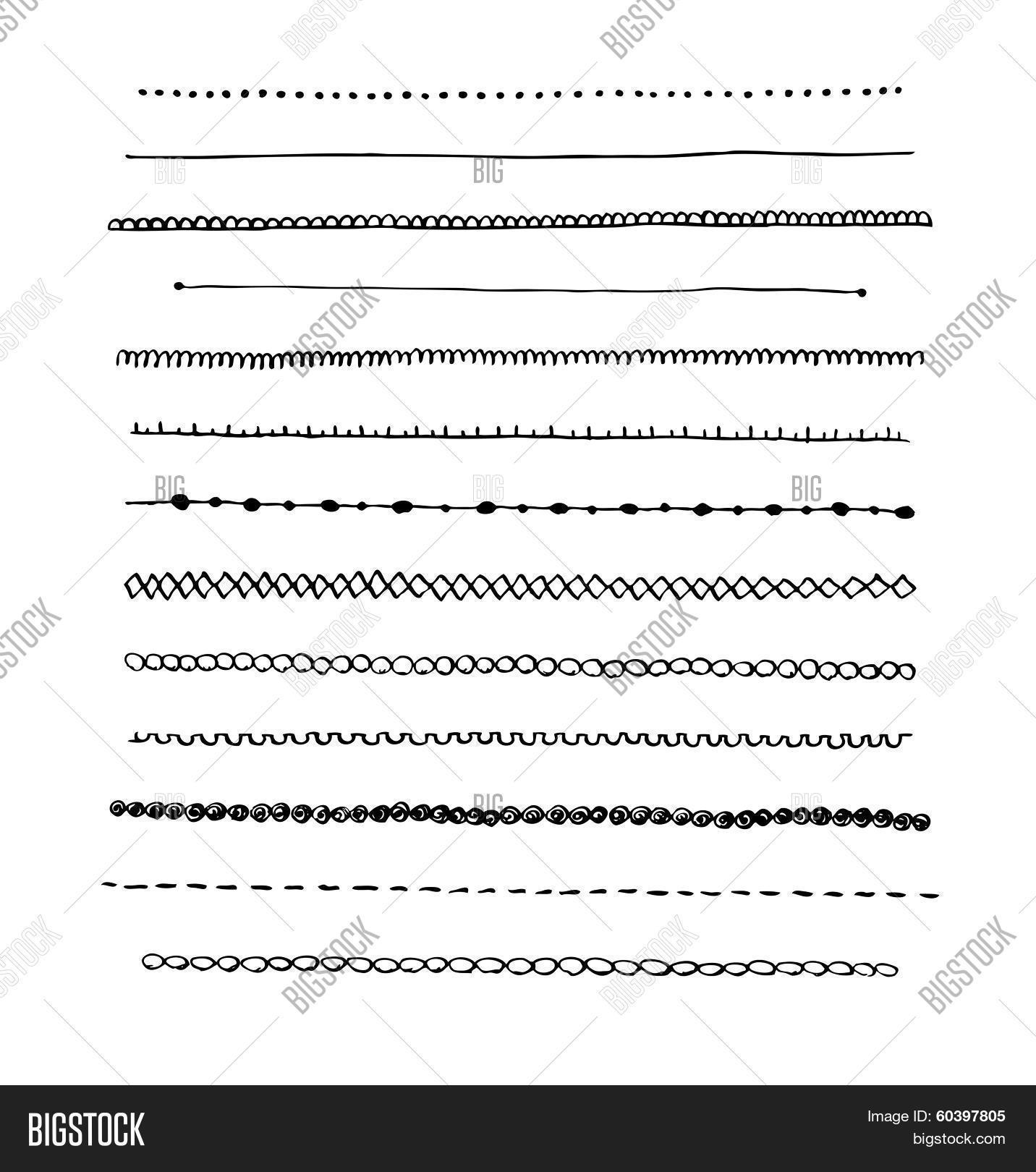 Ink Hand-drawn Vector Vector & Photo (Free Trial) | Bigstock