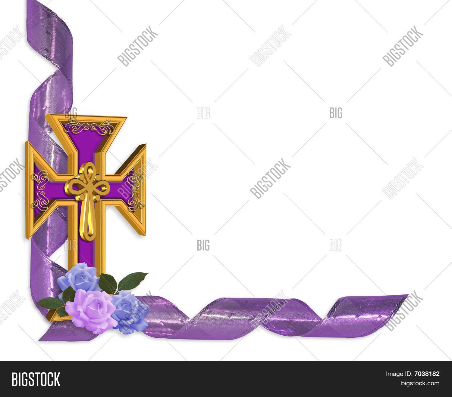 Easter Gold Cross Image & Photo (Free Trial) | Bigstock