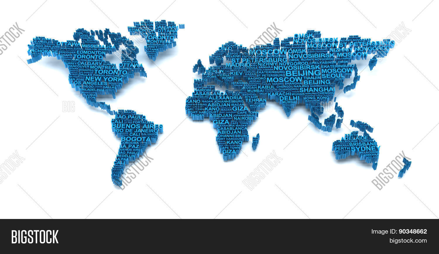 World Map Formed By Image & Photo (Free Trial) | Bigstock