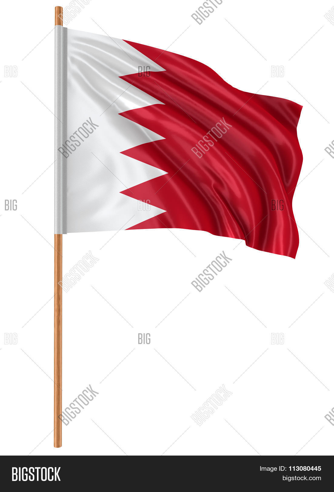 3D Flag Bahrain Fabric Image & Photo (Free Trial) | Bigstock