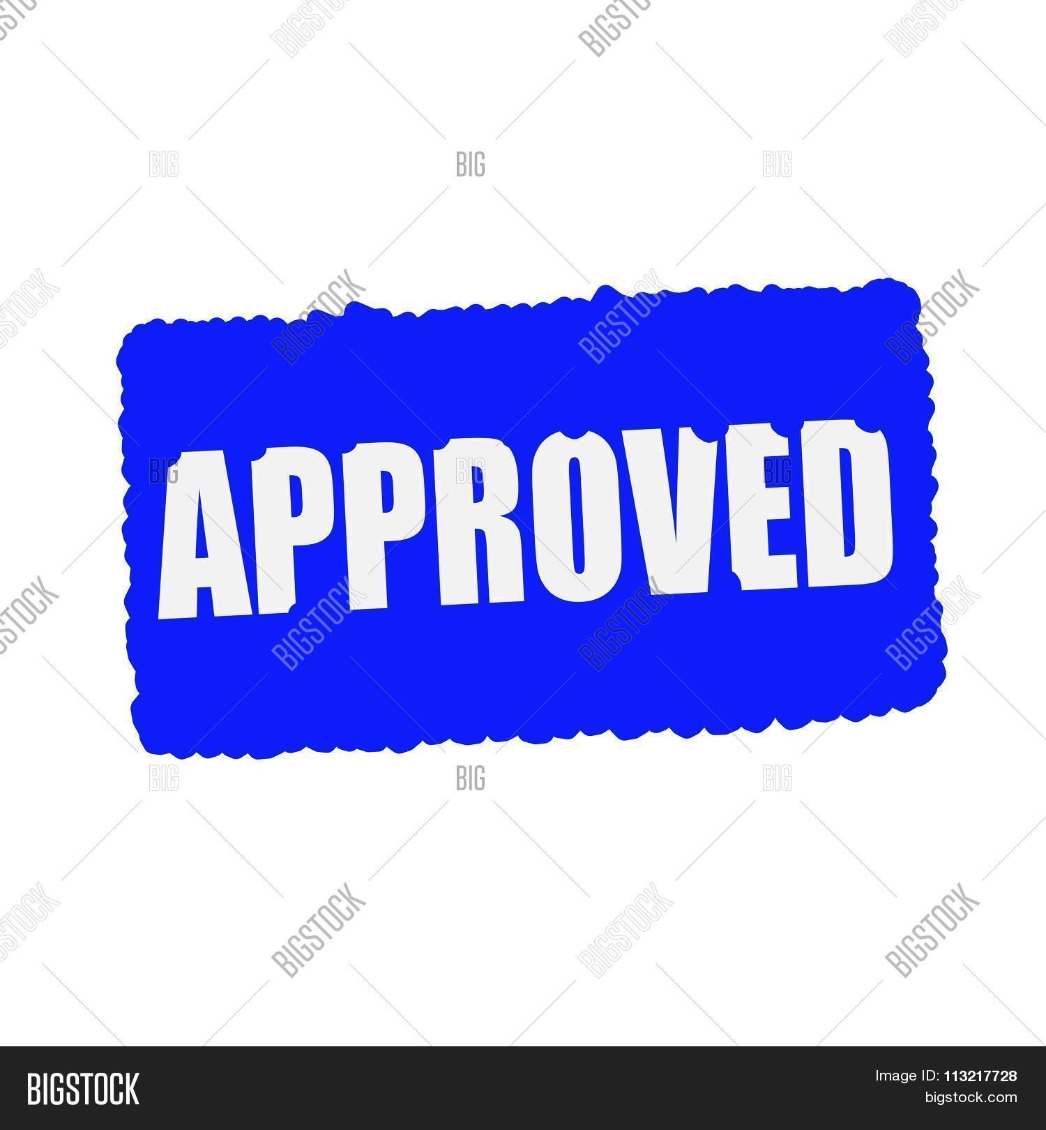 Approved White Stamp Image & Photo (Free Trial) | Bigstock