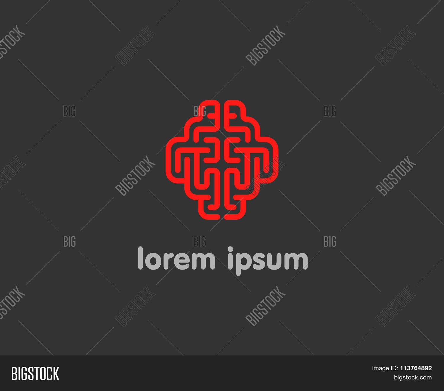Abstract Brain Logo Vector & Photo (Free Trial) | Bigstock