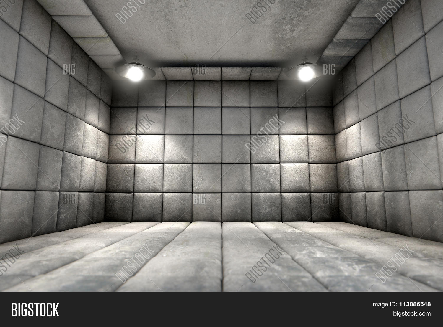 Padded Room In Mental Hospital
