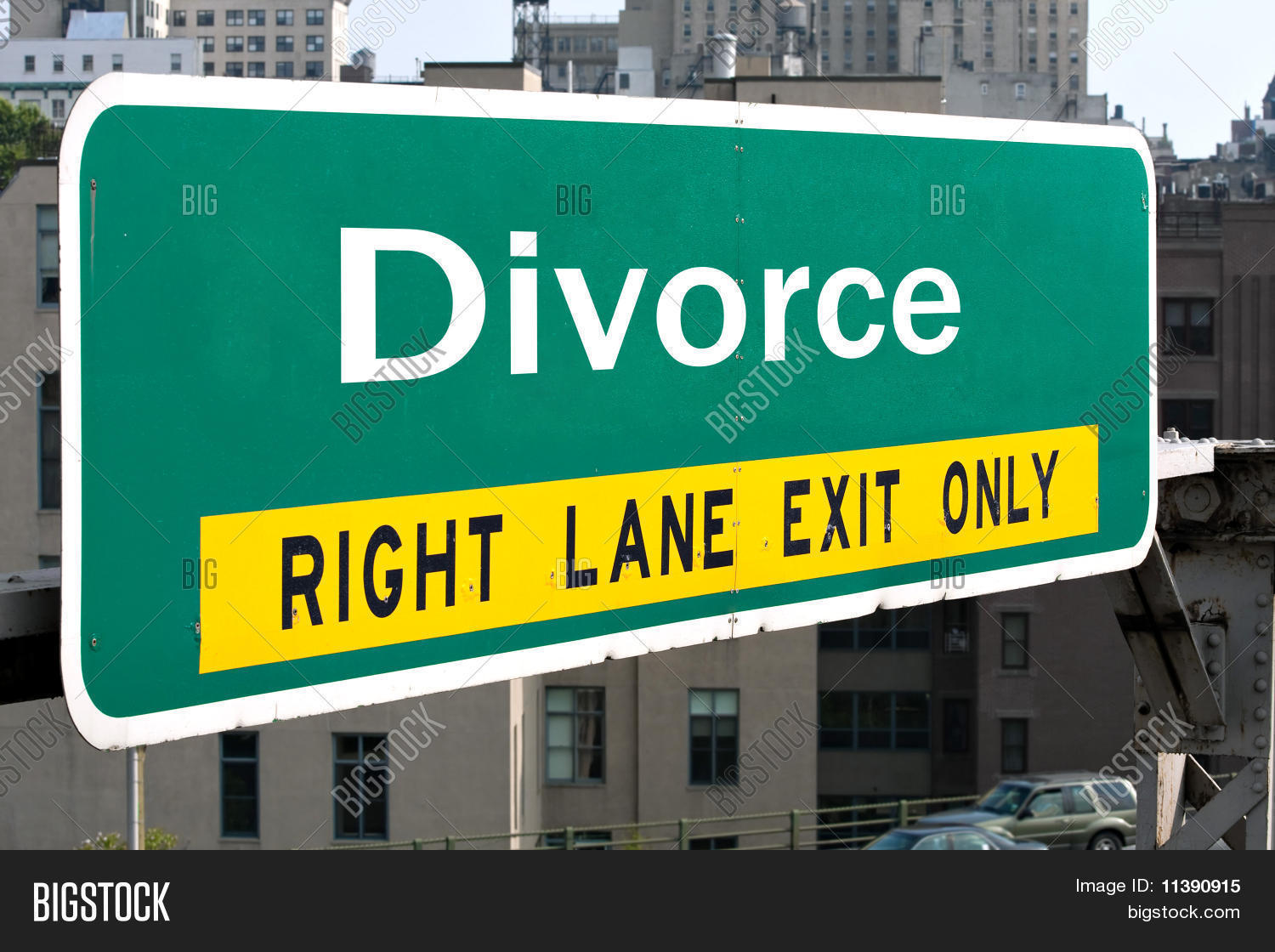 Divorce Highway Sign Image & Photo (Free Trial) | Bigstock
