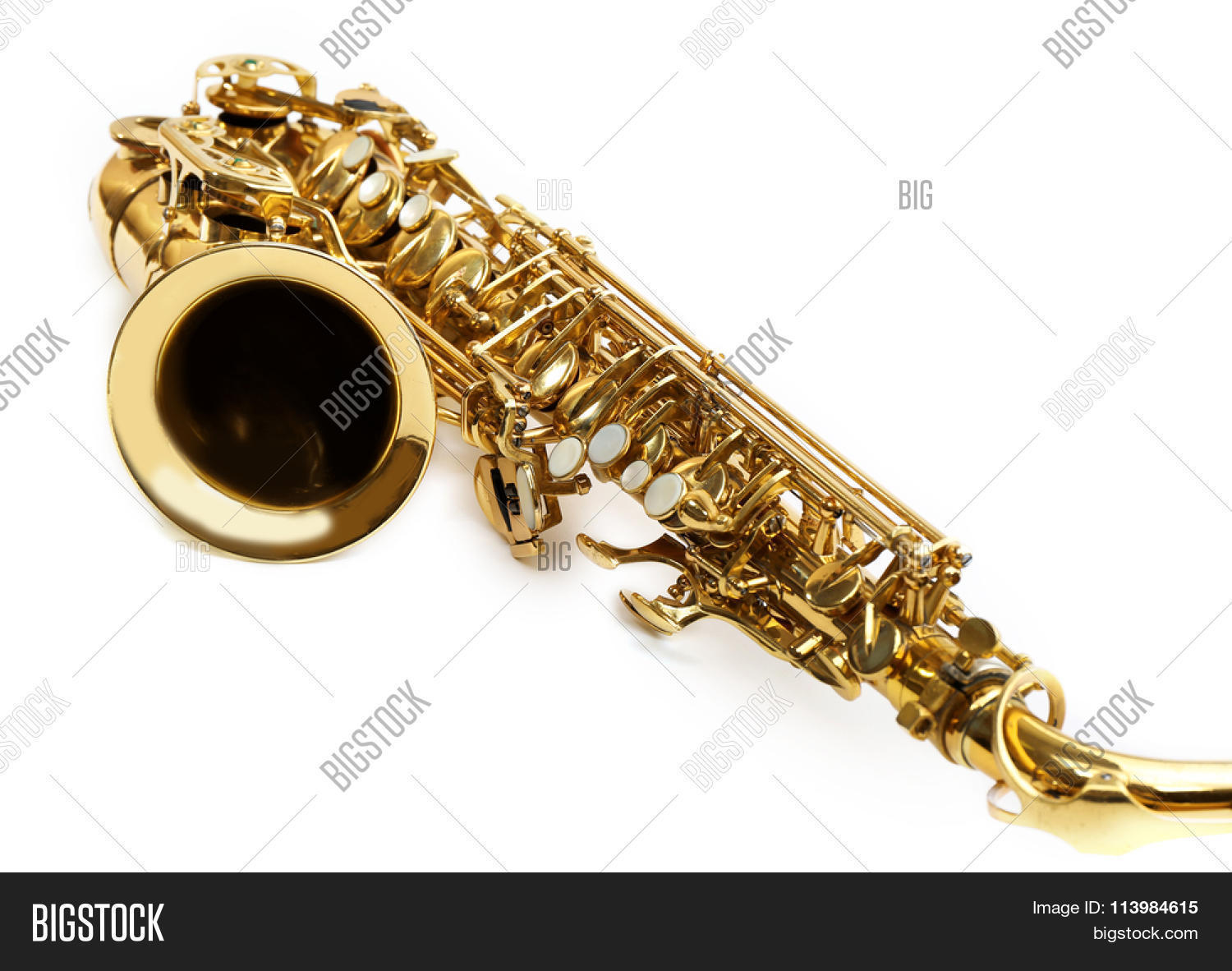 Golden Saxophone Image & Photo (Free Trial) | Bigstock