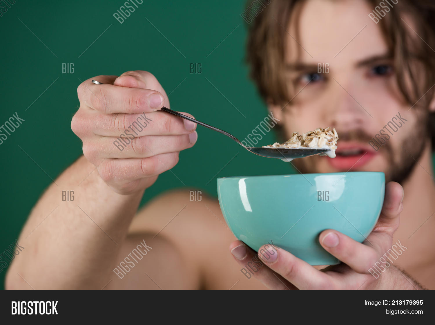 Breakfast. Handsome Image & Photo (Free Trial) | Bigstock