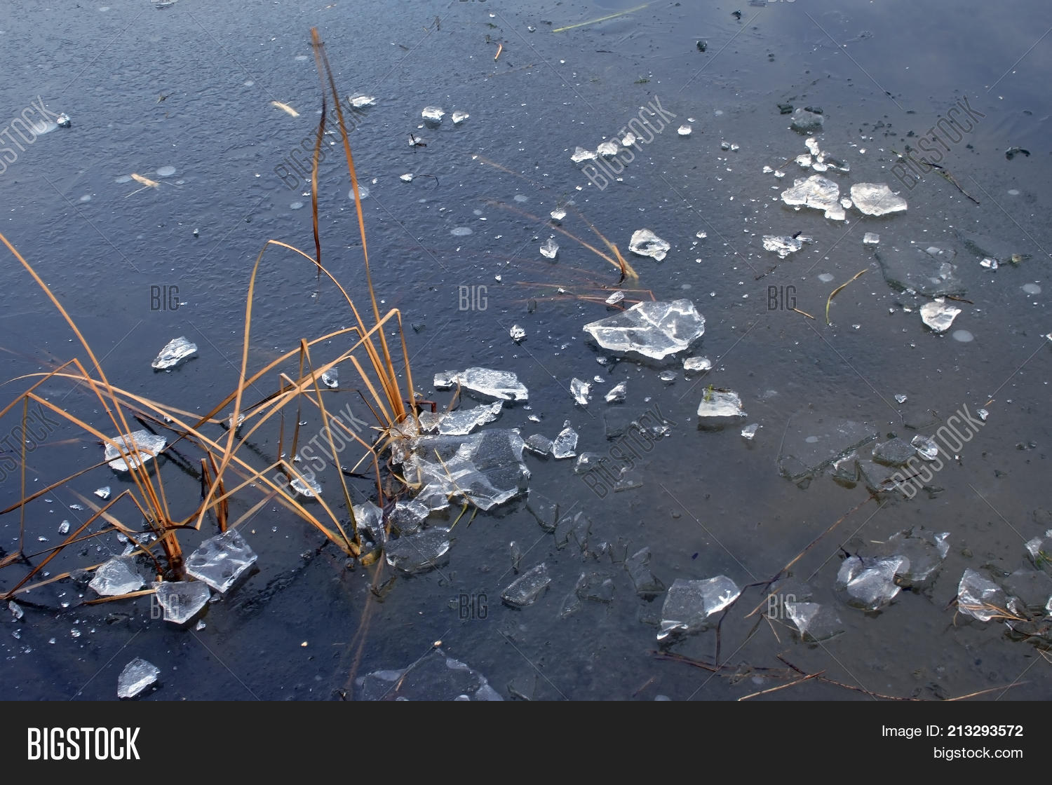 Chunks Ice On Frozen Image & Photo (Free Trial) | Bigstock
