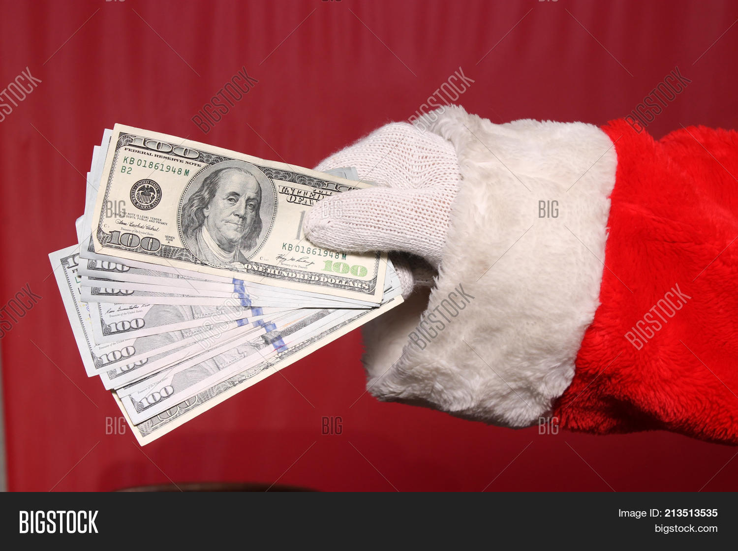 Santa Claus Holds Image & Photo (Free Trial) | Bigstock