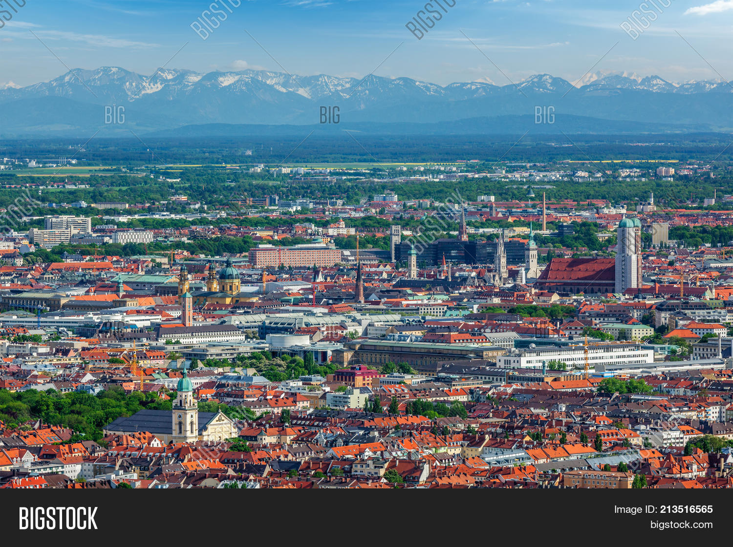 Aerial View Munich Image & Photo (Free Trial) | Bigstock