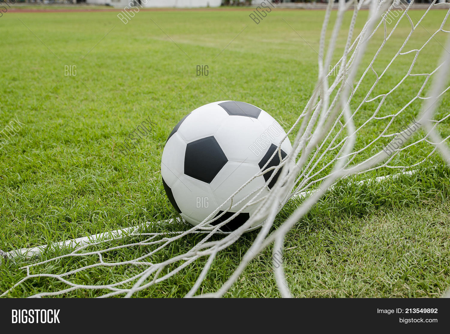 Football Net On Green Image & Photo (Free Trial) | Bigstock