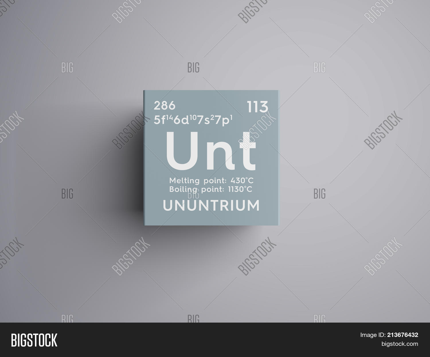Ununtrium. Post- Image & Photo (Free Trial) | Bigstock