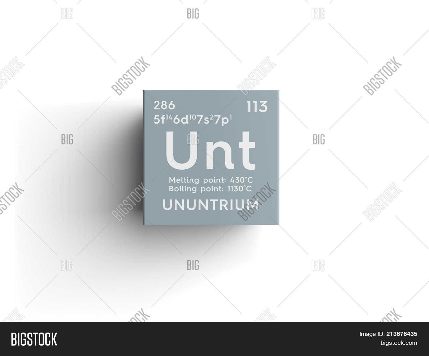 Ununtrium. Post- Image & Photo (Free Trial) | Bigstock