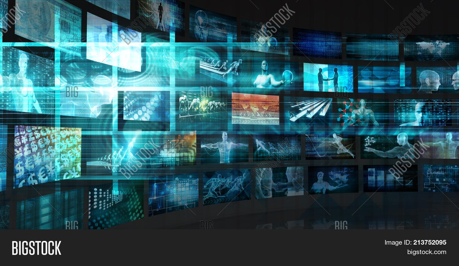 Data Stream Internet Image & Photo (Free Trial) | Bigstock