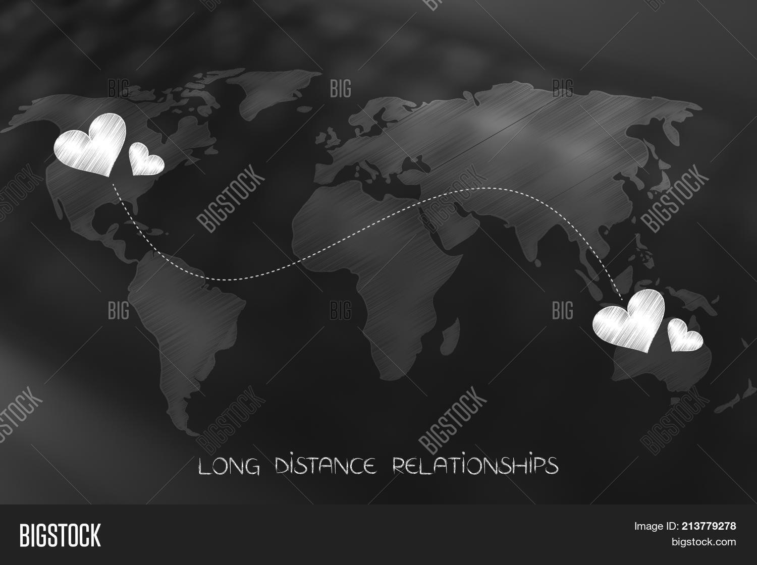 World Map Lovehearts Image & Photo (Free Trial) | Bigstock