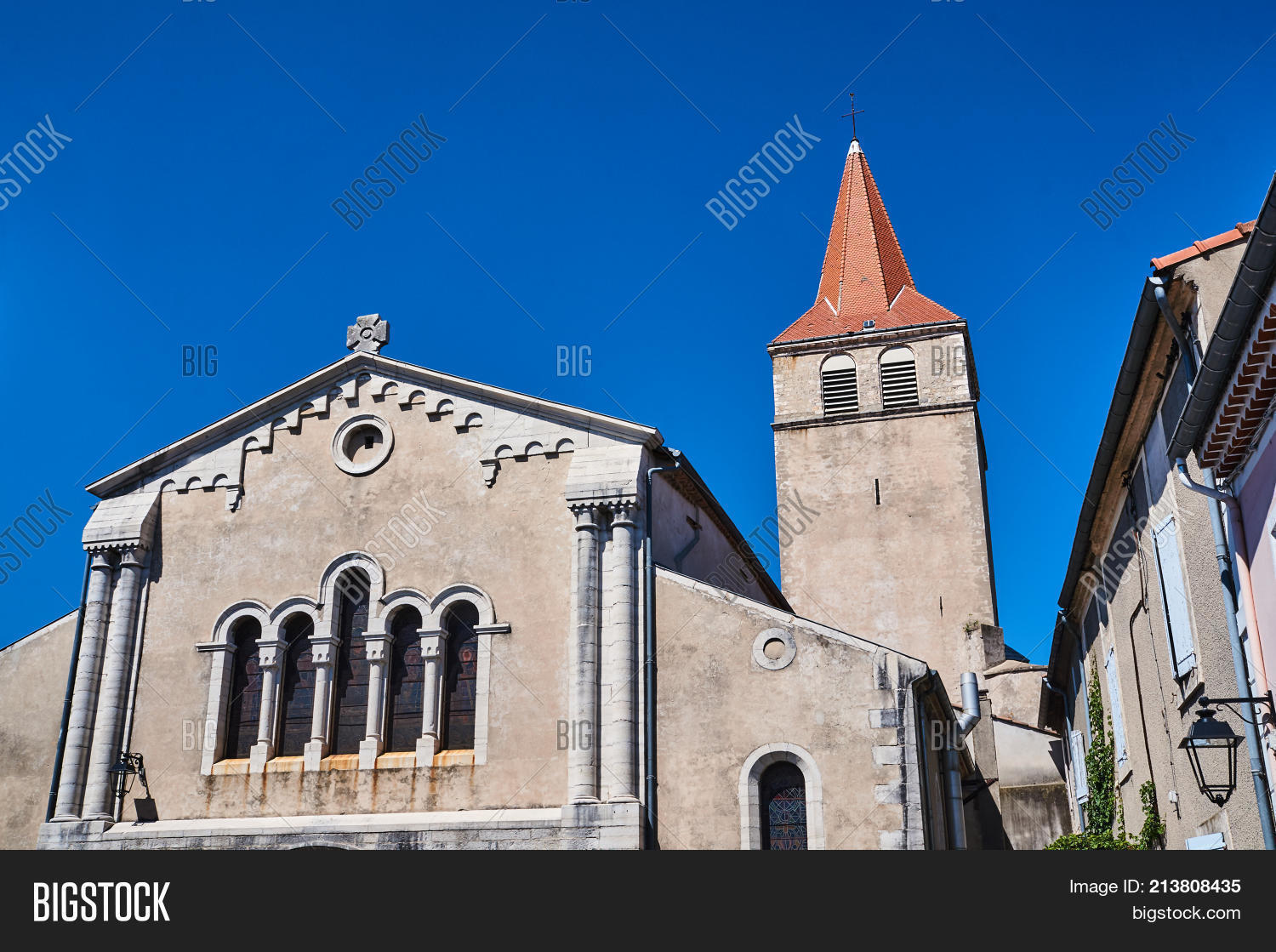 Facade Medieval Church Image & Photo (Free Trial) | Bigstock