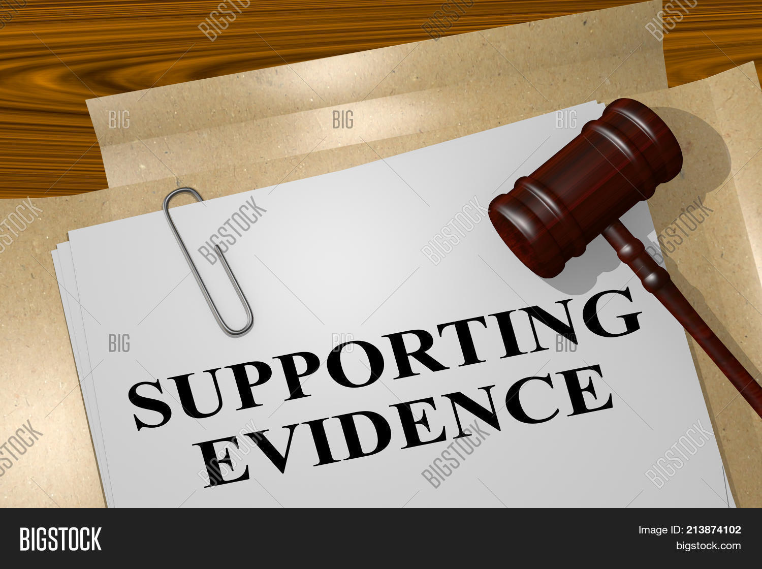 Supporting Evidence Image & Photo (Free Trial) | Bigstock