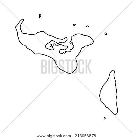 Tonga Map Black Vector & Photo (Free Trial) | Bigstock