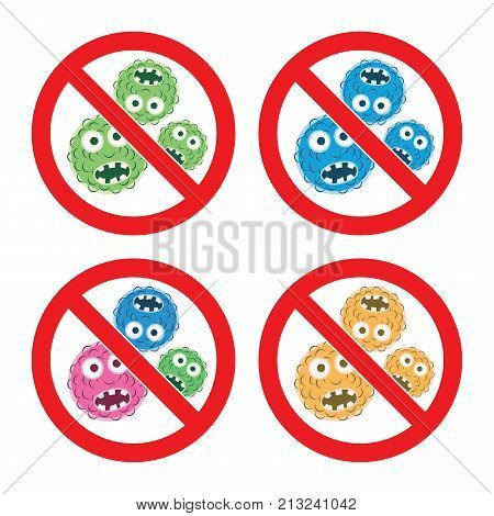 Vector Set Stop Vector & Photo (Free Trial) | Bigstock