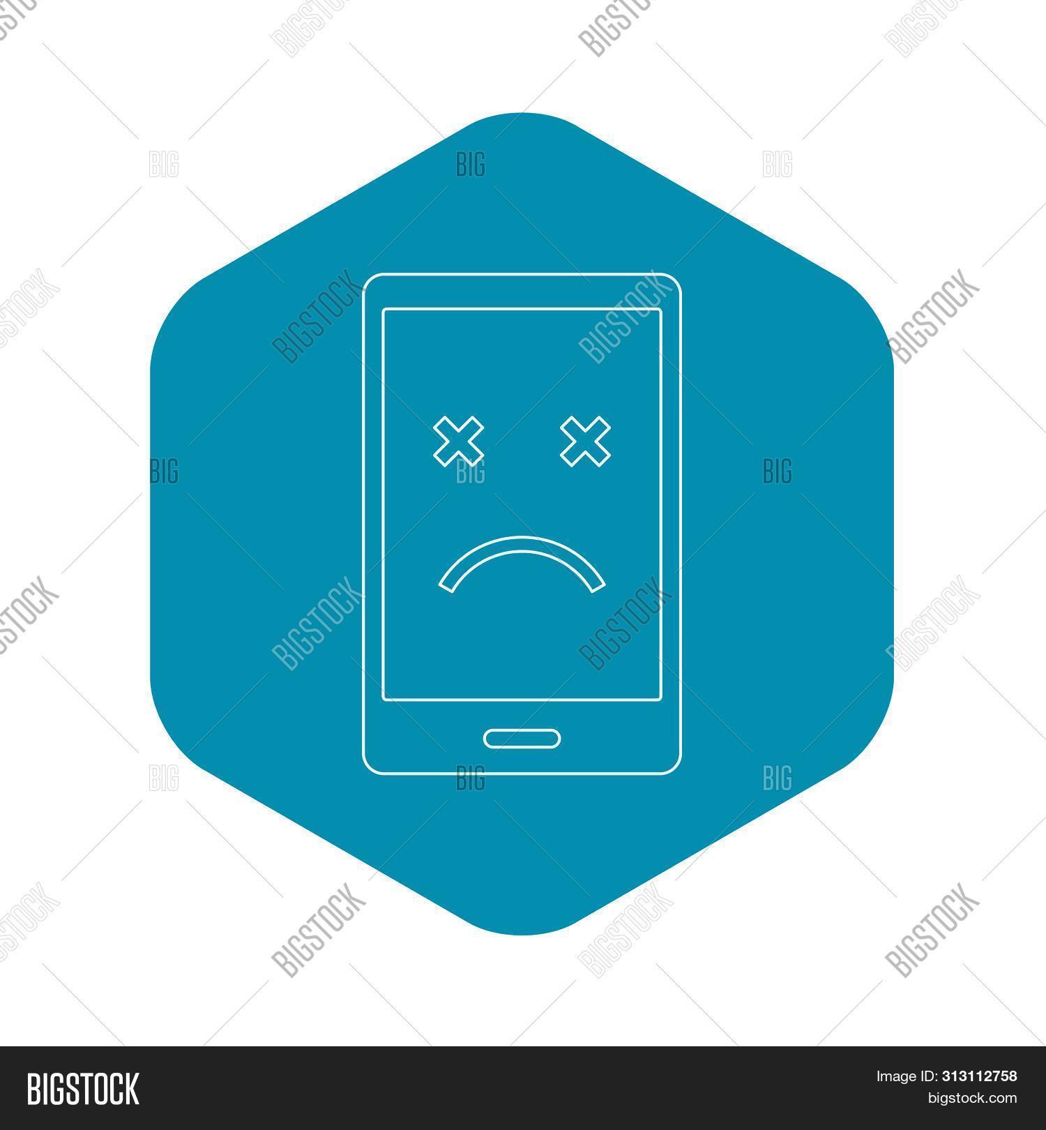 Dead Phone Icon. Image & Photo (Free Trial) | Bigstock