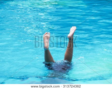 Active Boy Diving Image & Photo (Free Trial) | Bigstock