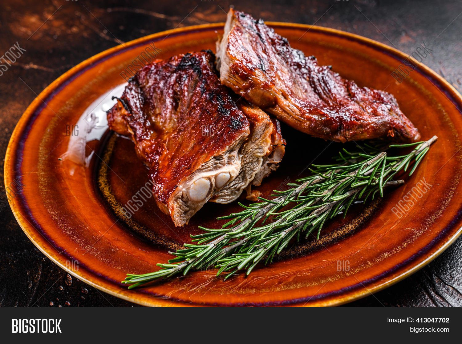 Grilled Bbq Veal Calf Image & Photo (Free Trial) | Bigstock