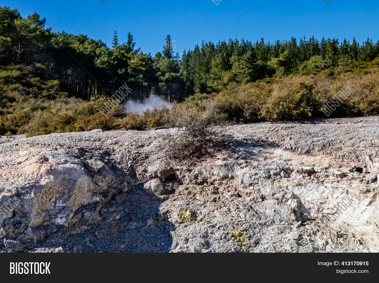 Thermal Ponds Area, Image & Photo (Free Trial) | Bigstock